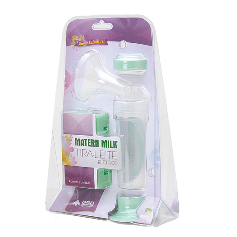 Bomba Tira-Leite Elétrica Verde 110v - Matern Milk é na Loc.Med